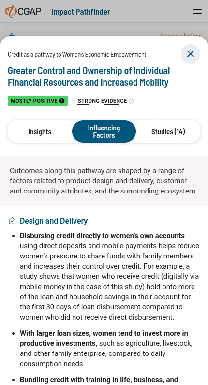 CGAP | Impact Pathways Platform